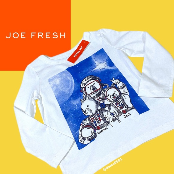 Joe Fresh | Shirts & Tops | Nwt Joe Fresh Freshster Outer Space Graphic ...